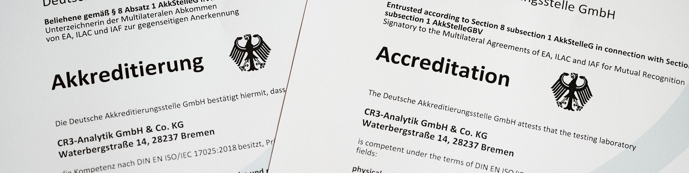 Qualität: CR3-Analytik